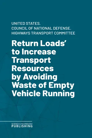 [PDF] Return Loads' to Increase Transport Resources by Avoiding Waste ...