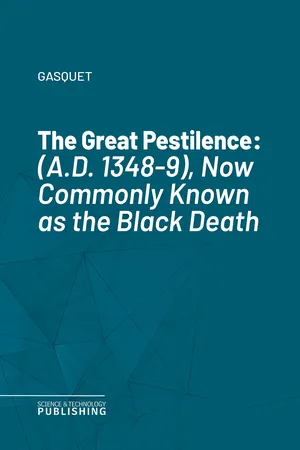 [PDF] The Great Pestilence by Gasquet | 9782528110744