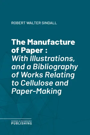 [PDF] The Manufacture of Paper by Robert Walter Sindall | 9782528111024