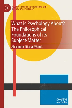 [PDF] What is Psychology About? The Philosophical Foundations of its ...