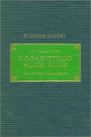 [PDF] History of the Logarithmic Slide Rule and Allied Instruments by ...