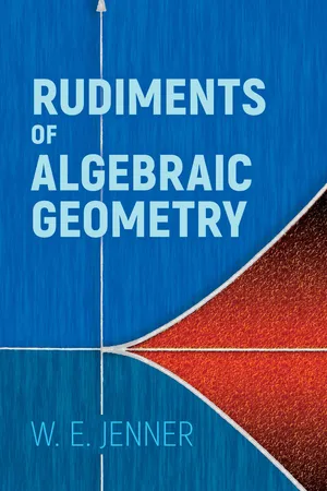 [PDF] Rudiments of Algebraic Geometry by W.E. Jenner | 9780486827469