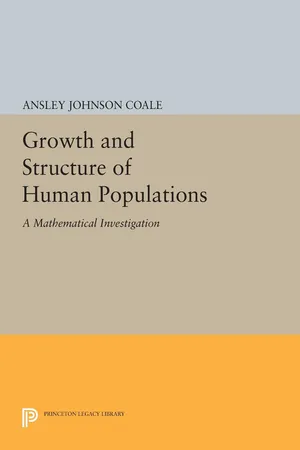 [PDF] Growth and Structure of Human Populations by Ansley Johnson Coale ...